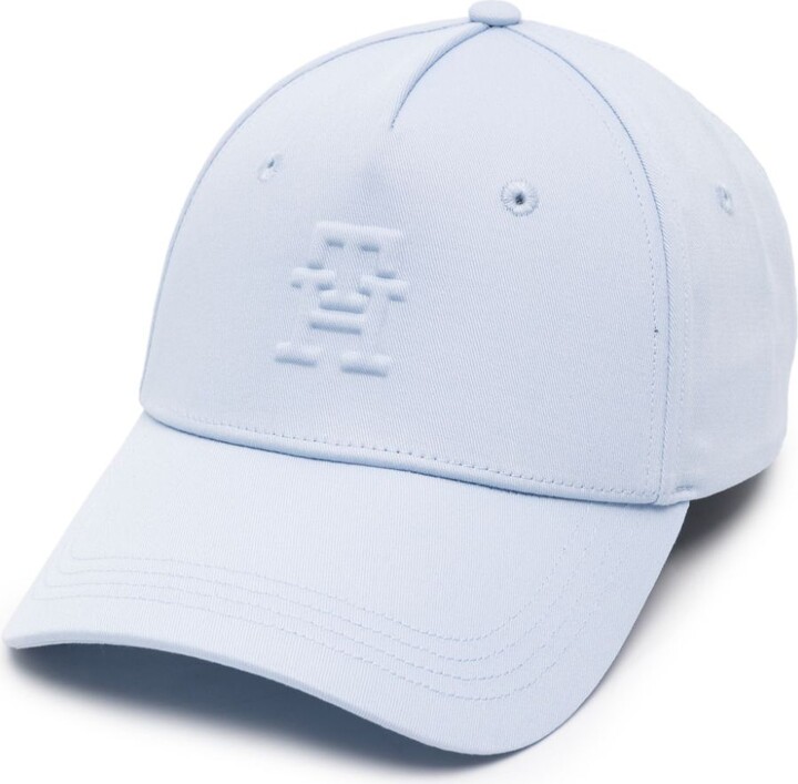 Tommy Hilfiger Iconic logo-embossed cotton cap - ShopStyle Hats