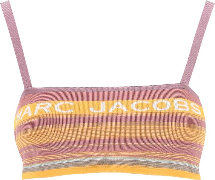 Marc Jacobs Jacquard Logo Bandeau Top - ShopStyle