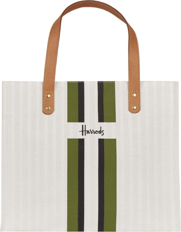 Harrods Logo Stripe Shopper Bag - ShopStyle