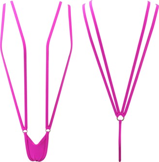 SHERRYLO Slingshot Bikini for Women Topless G String Bottom Extreme Suspender Sling Micro ...