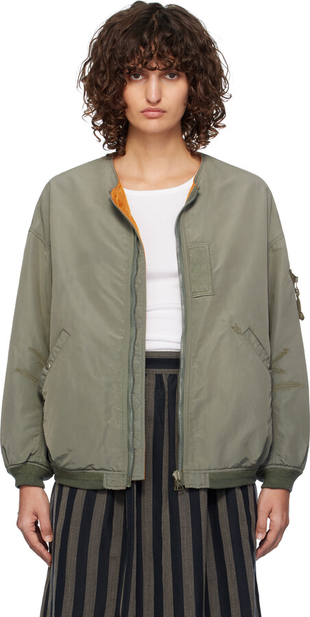 Visvim Green Thorson Bomber Jacket - ShopStyle