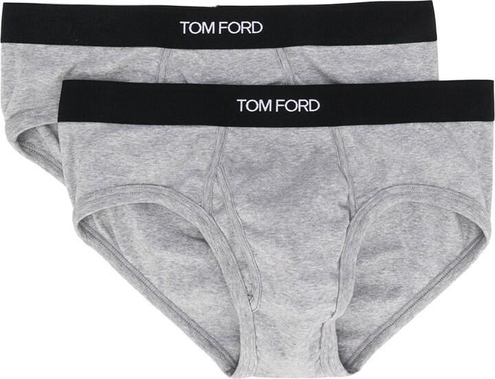 Tom Ford Two-Pack Logo Briefs - ShopStyle