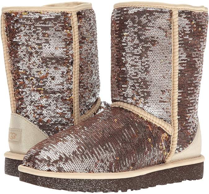 UGG Classic Short Sparkles - ShopStyle Boots