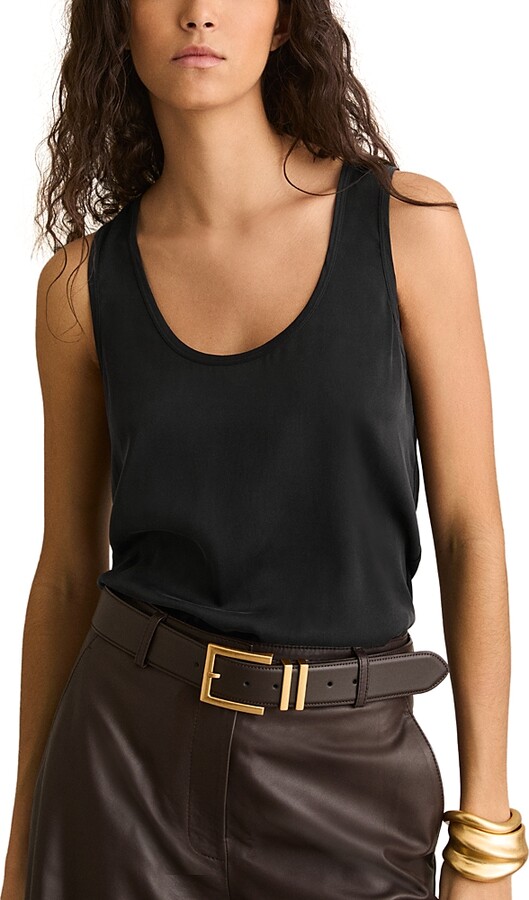 Reiss Ruby Silk Blend Cami - ShopStyle Tops