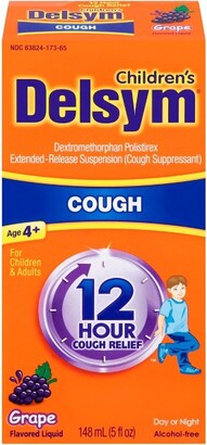 Children's Delsym Cough Relief Liquid - Dextromethorphan - Grape - 5 fl ...
