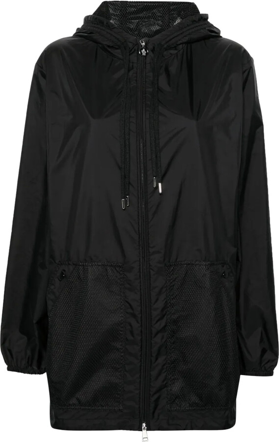 Moncler Mesh-Panels Hooded Jacket - ShopStyle