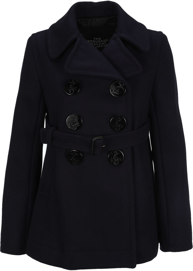 Marc Jacobs The Shrunken Peacoat - ShopStyle Outerwear