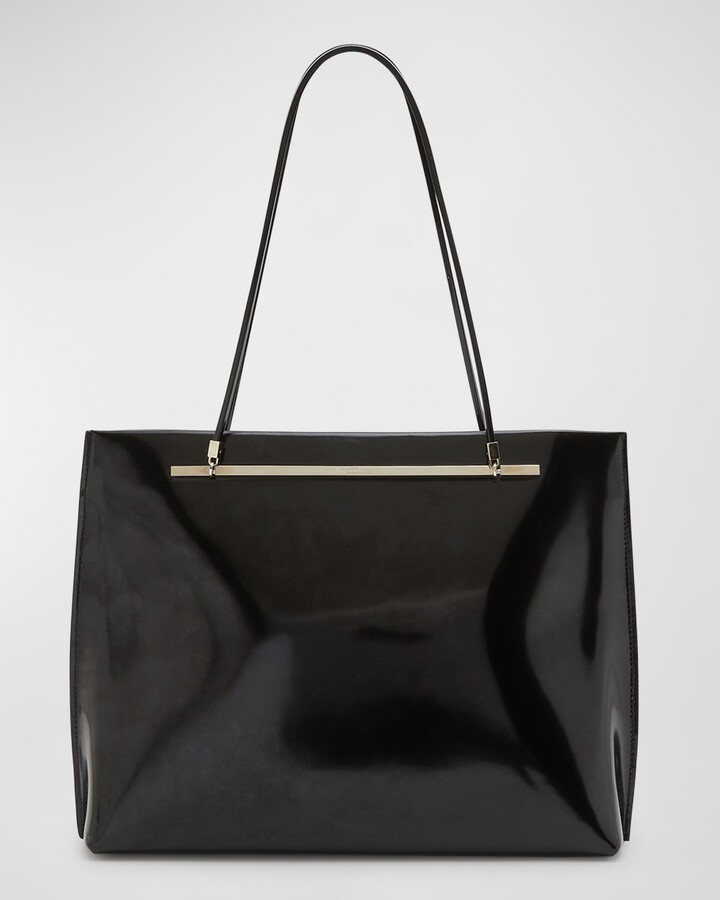 Saint Laurent Suzanne Leather Shopping Tote Bag - ShopStyle