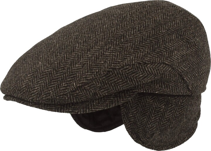 Hut Breiter Men's Winter Flat Cap with Ear Flaps - ShopStyle Hats
