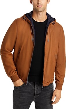 HUGO BOSS Camel Malfo Leather Jacket - ShopStyle