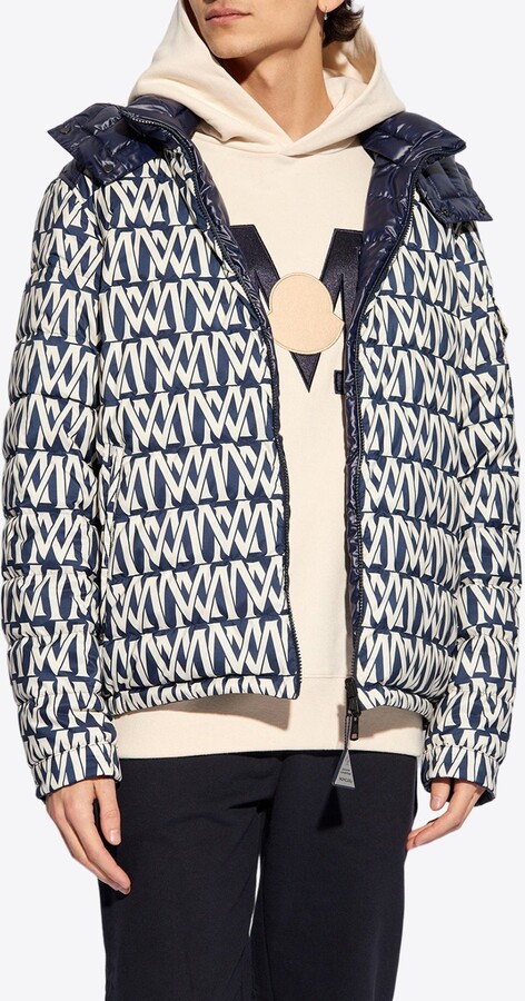 Moncler Tablasses Logo Down Jacket - ShopStyle