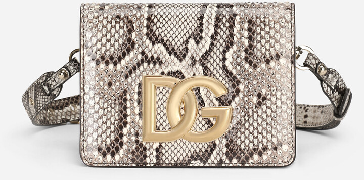 Dolce & Gabbana Python skin 3.5 crossbody bag - ShopStyle