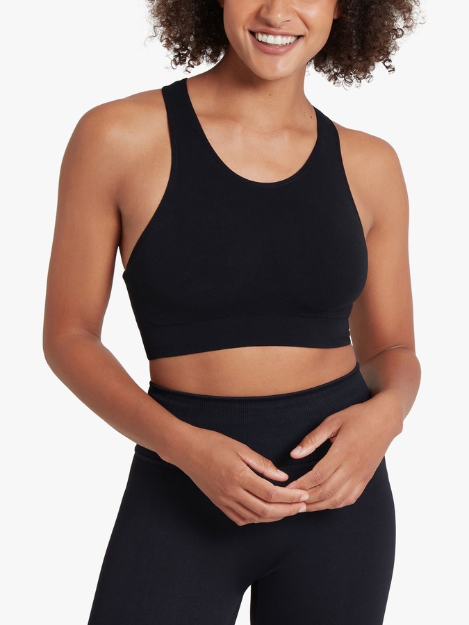 Jilla Active Ananda Bamboo Sports Bra, Black - ShopStyle