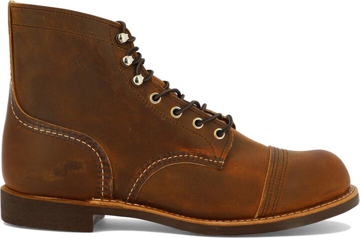 Red Wing Shoes Iron Ranger" lace-up boots - ShopStyle
