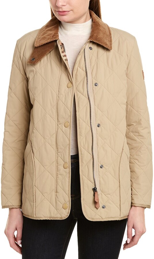 Burberry Diamond Quilted Thermoregulated Barn Jacket - ShopStyle