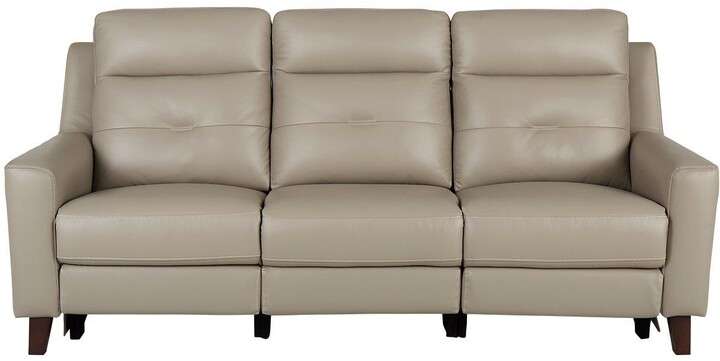Farrow Leather 3 Seater Power Recliner Sofa - ShopStyle
