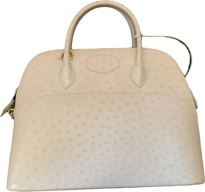 Hermes Bolide ostrich handbag - ShopStyle Shoulder Bags