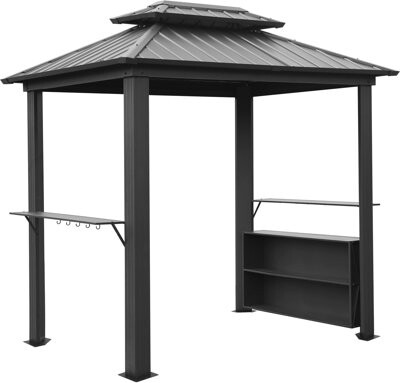 Joyside 8 Ft. W X 6 Ft. D Steel Grill Gazebo - ShopStyle Outdoor Furniture