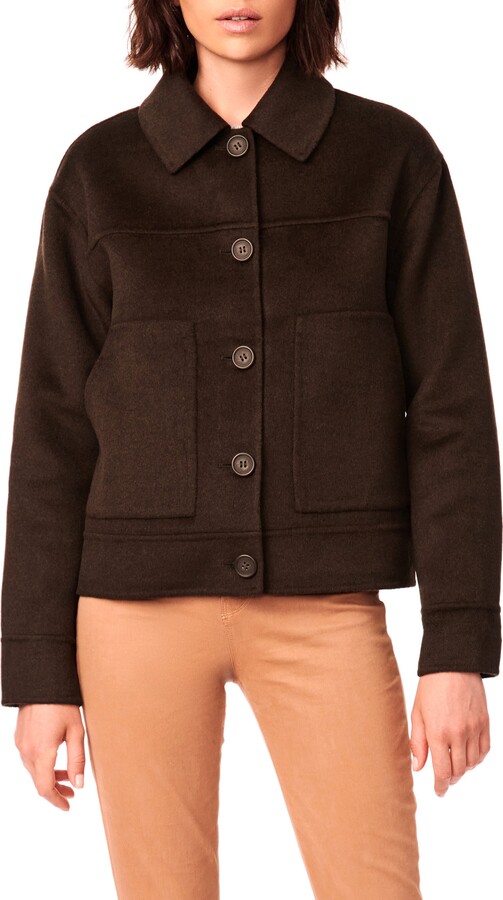Bernardo Double Face Wool Blend Jacket - ShopStyle