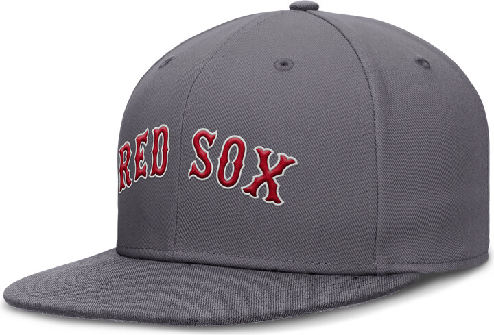 Nike Boston Red Sox True Men's Dri-FIT MLB Fitted Hat in Grey ...