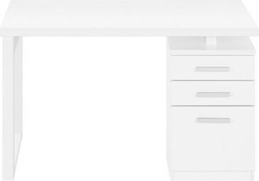 Latitude Run Versatile Computer Desk With Storage Drawers And Floating ...