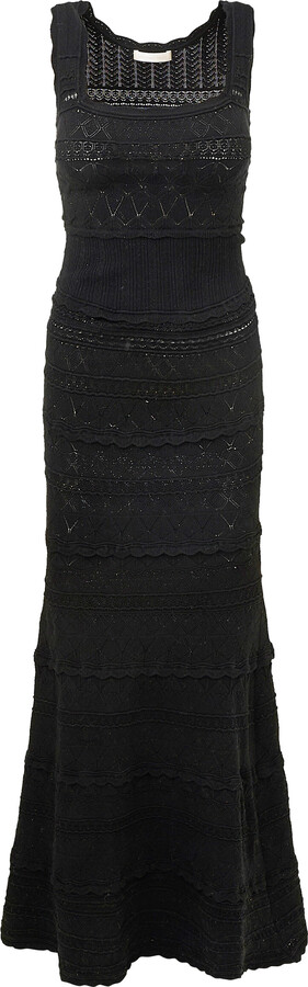 LoveShackFancy Ellaria Open-Knit Maxi Dress - ShopStyle
