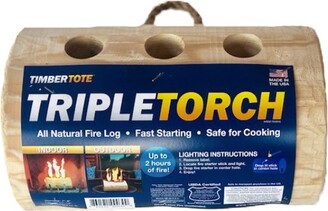 Timber Tote TimberTote TripleTorch One Log Campfire Fireplace Camping ...