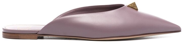 Valentino Garavani Roman Stud mules - ShopStyle