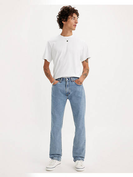 Levi's 505 Regular Fit Men's Jeans - Light Stonewash - ShopStyle
