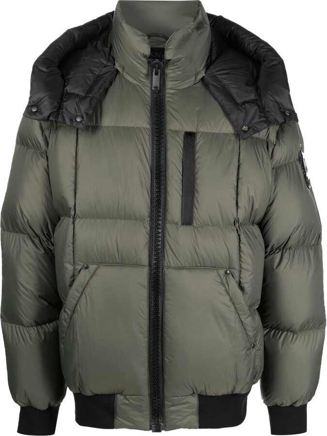 Moose Knuckles Padded Zip-Up Down Jacket - ShopStyle