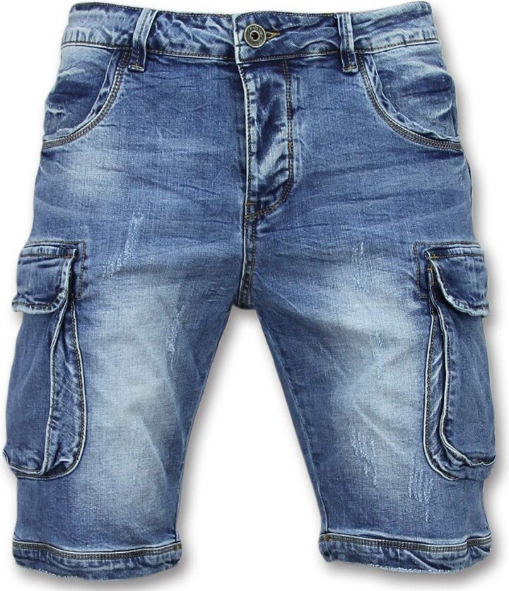Enos Multi Pocket Denim Shorts - J-981 - Blue - ShopStyle