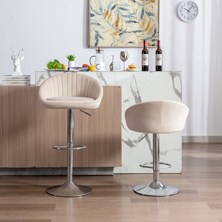 Adjustable Counter Height Bar Stools Set of 2 - ShopStyle