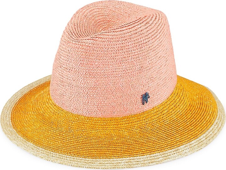 Raffaello Bettini Hailey Tricolor Straw Hat - ShopStyle