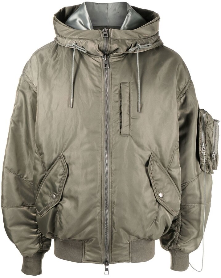 SONGZIO Classic Hood Bomber Jacket - ShopStyle