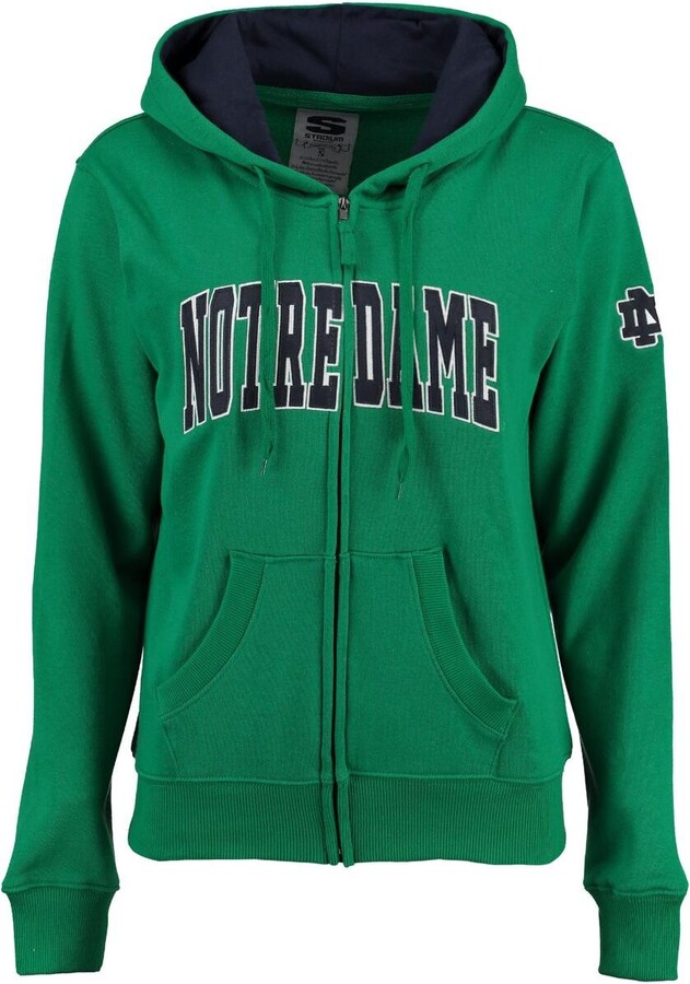 Women's Stadium Athletic Kelly Green Notre Dame Fighting Irish Arched ...