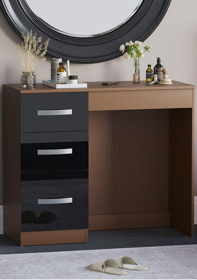 Home Discount Vida Designs Hulio Dressing Table Storage Furniture MDF ...