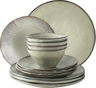 Dutch Rose Amsterdam 12 Piece Dinnerware Set Service for 4 - ShopStyle