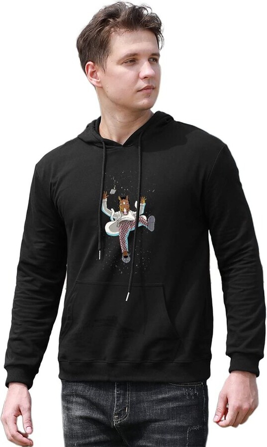 fangs Men's Bojack Horseman Falling In Space Hoodies - ShopStyle