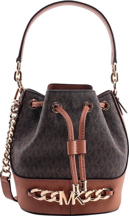MICHAEL Michael Kors Devon Small Two-Toned Bucket Bag - ShopStyle