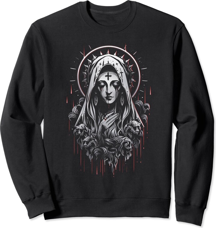 We Anomaly Mother Mary | Cool Gothic Goth Catholic Mary Tattoo Art #38 ...