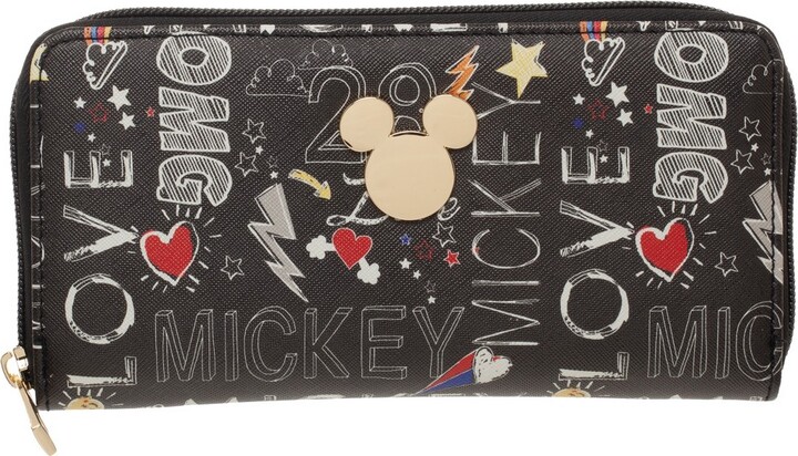 Mickey Mouse & Friends Mickey Mouse Classic Cartoon Character Zippered ...