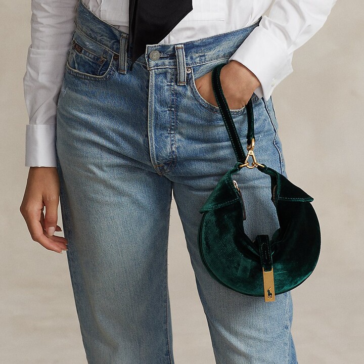 Ralph Lauren Polo ID Velvet Mini Shoulder Bag - ShopStyle