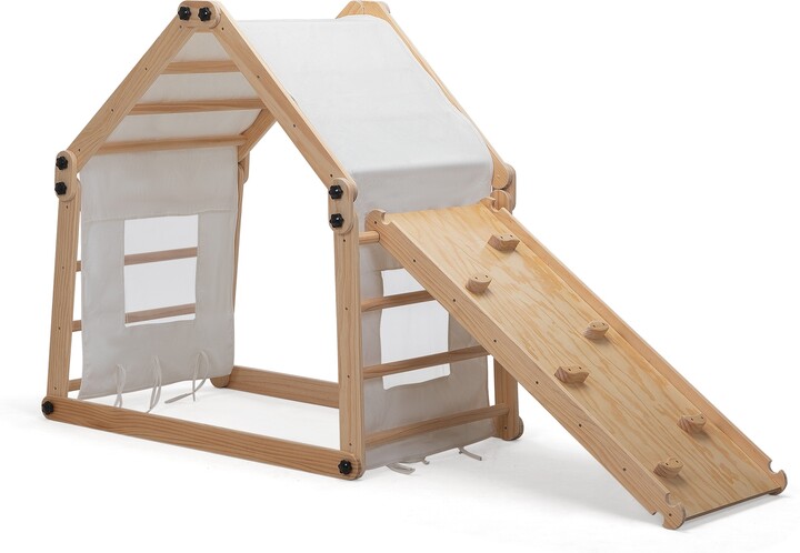 BESTCOSTY Natural Color Children Climbing Frame - ShopStyle Kids & Baby