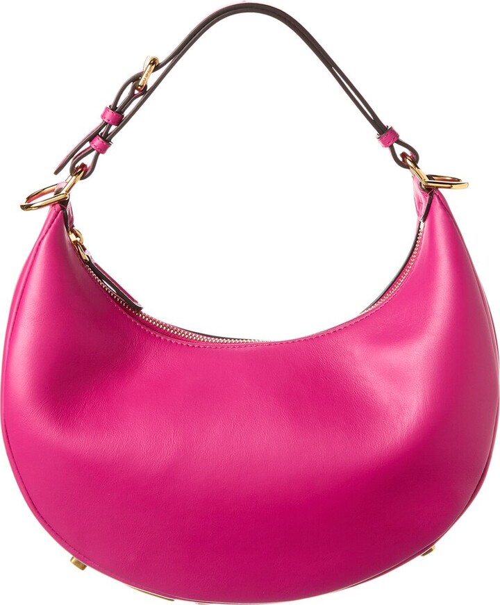 Fendi Fendigraphy Small Leather Hobo Bag - ShopStyle