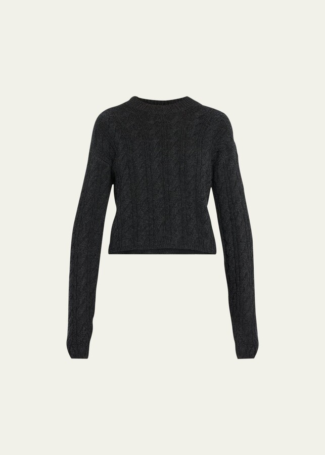 Vince Wool-Cashmere Twisted Cable-Knit Sweater - ShopStyle