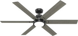 Hunter Fan 60" Gravity 6 - Blade Ceiling Fan with LED Light Kit and ...