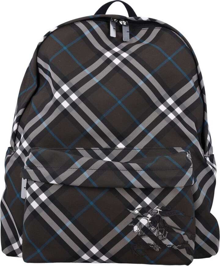 Burberry Check Backpack - ShopStyle
