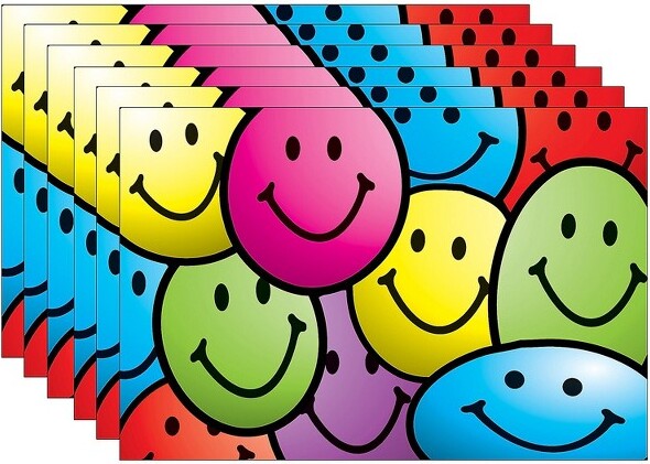 Teacher Created Resources Smiley Faces Postcards 30 Per Pack 6 Packs ...