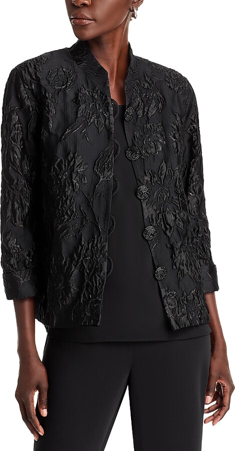 Caroline Rose Shimmer Cloque Boxy Jacket - ShopStyle