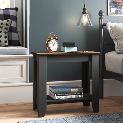 Lark Manor Weddel Basilico End Table with Storage - ShopStyle